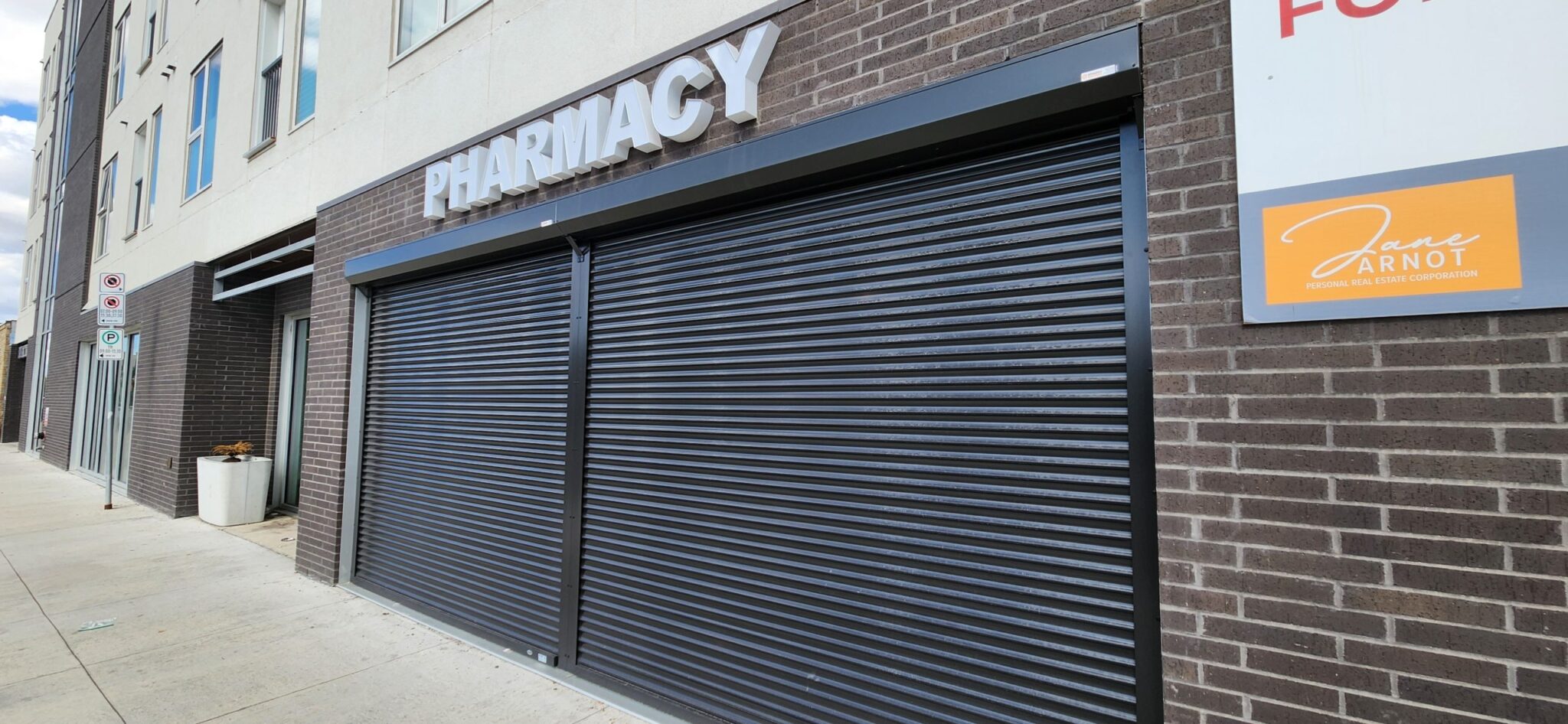 Roller Shutters in Maple | Canuck Door System